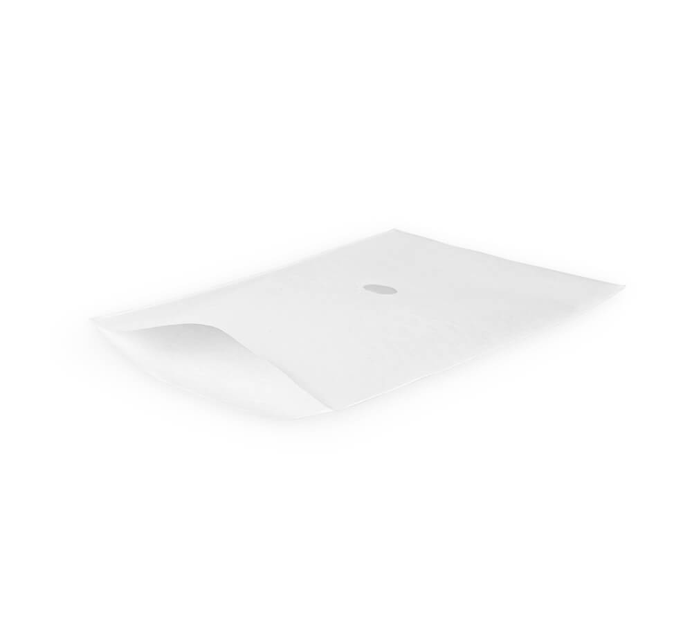 White, easy-to-use filter for pressure fryer
